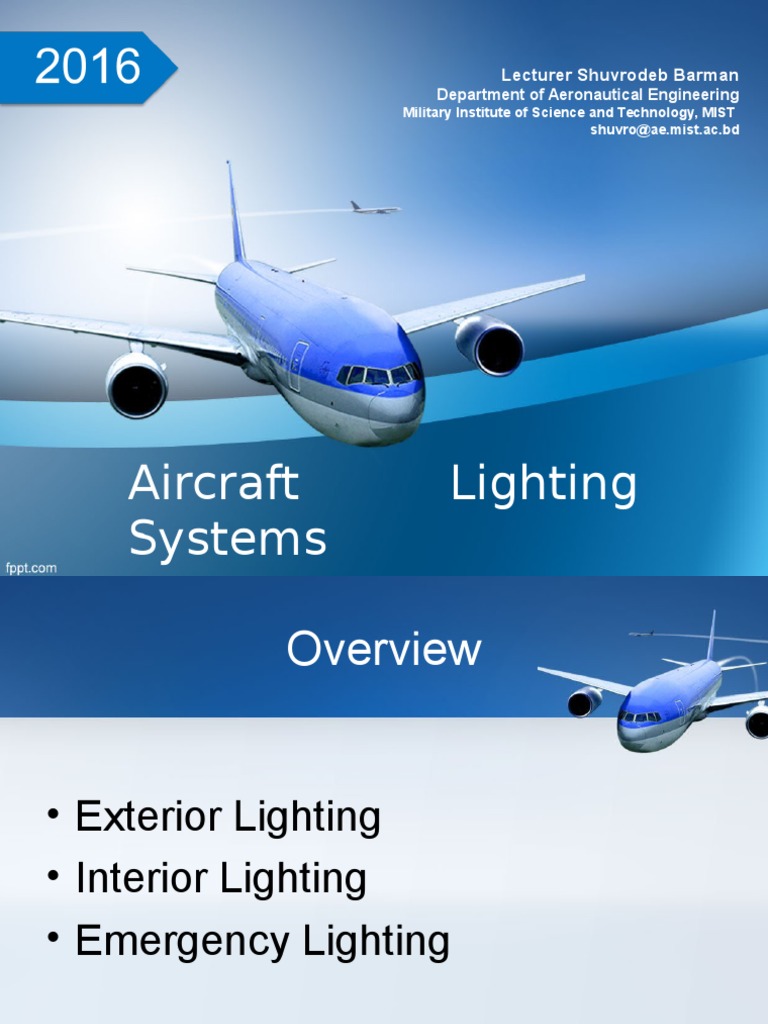 Aircraft Lighting Systems Guide | PDF | Technology & Engineering