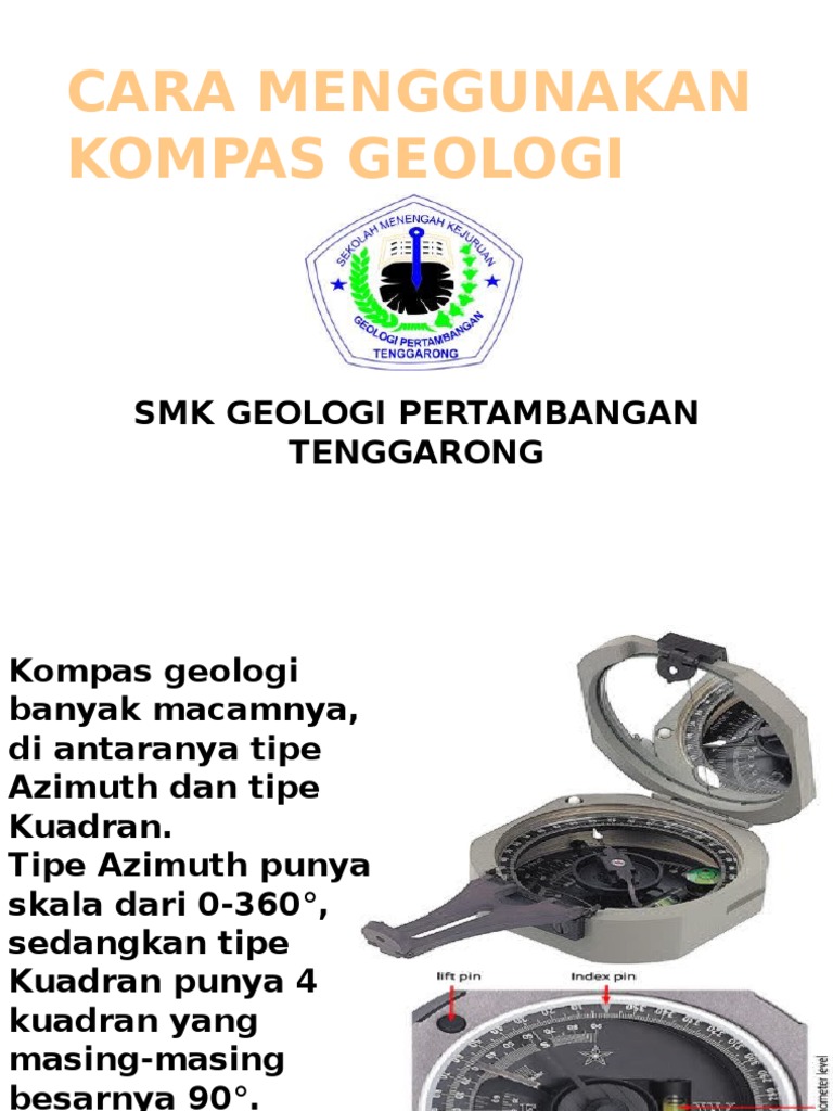 Cara Menggunakan Kompas Geologi | PDF