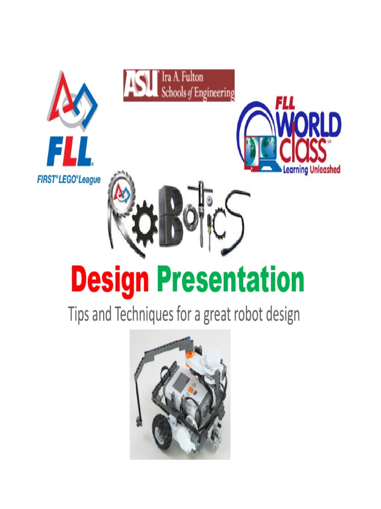 FLL Robot Design 2014 | Download Free PDF | Gear | Tire