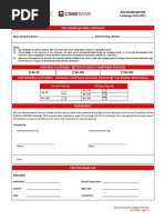 BizChannel@CIMB Maintenance Form Guide | PDF | Debit Card | Email