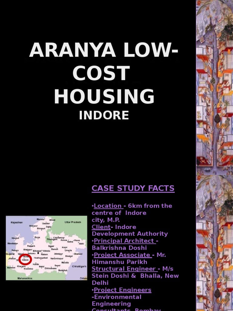 aranya low cost housing.pptx | Sanitary Sewer | Slum