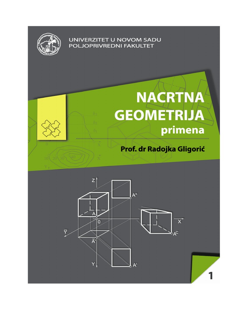 Nacrtna Geometrija Primena Osnovni Udzbenik Radojka Gligoric PDF | PDF