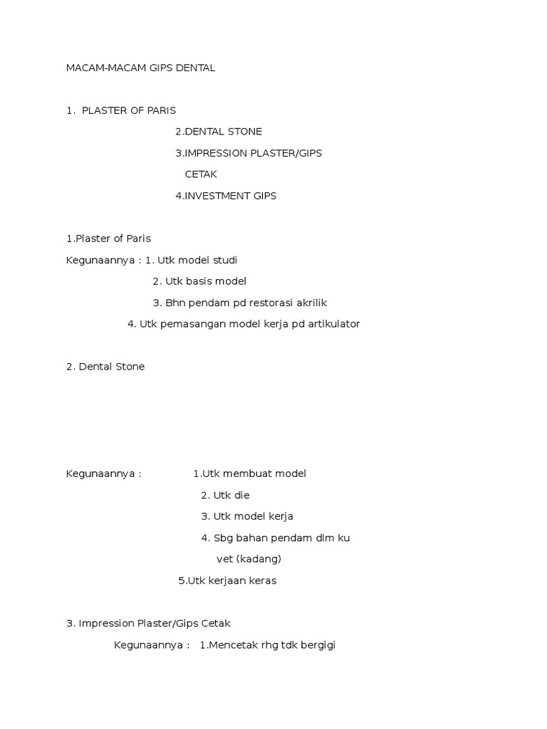 Gips | PDF | Teknologi & Rekayasa