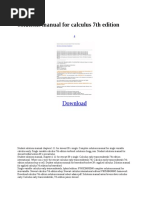 Stewart Calculus 7th Edition Solutions | PDF