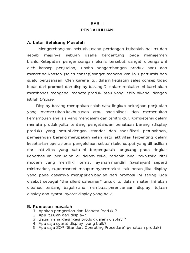 Makalah Display | PDF