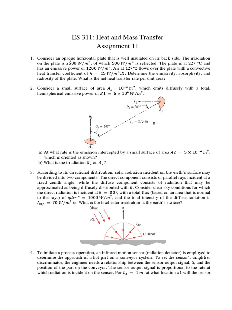Tutorial 11 | PDF | Sun | Radiation