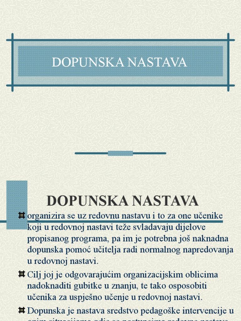 SAT-dopunska I Dodatna | PDF