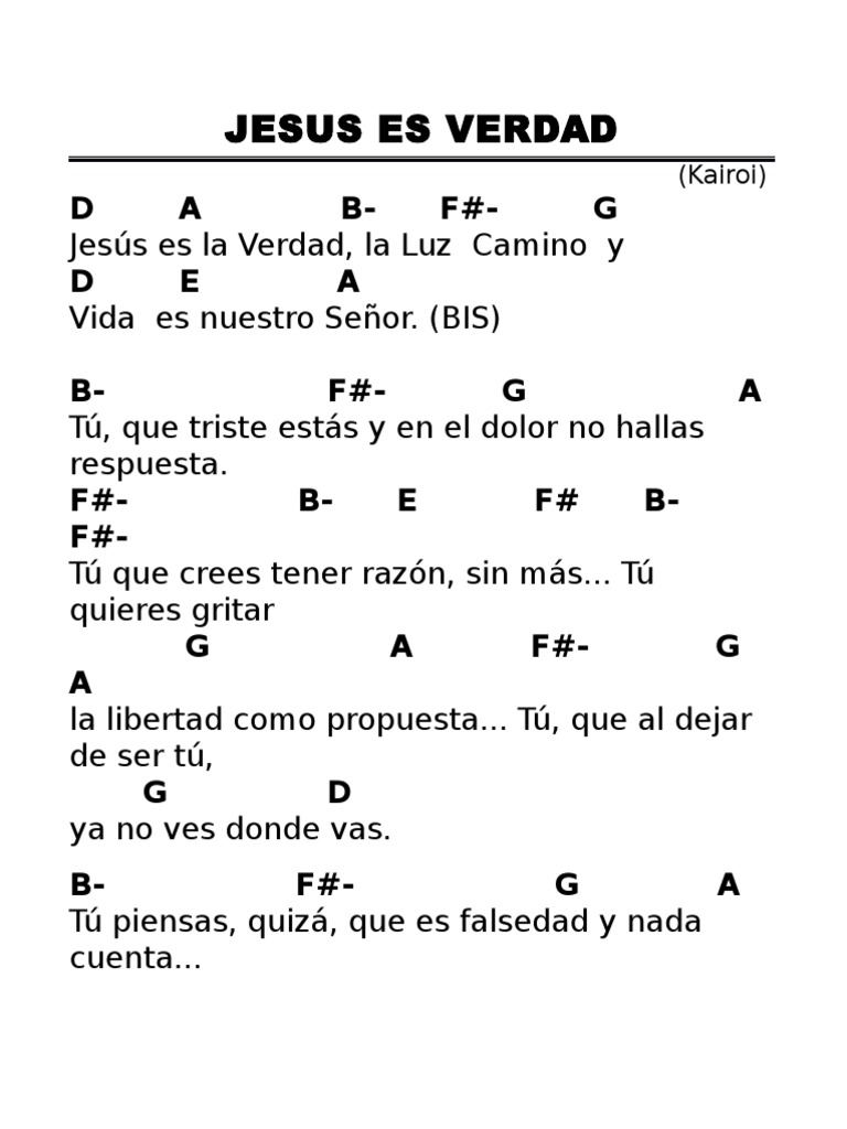 Jesus Es Verdad | PDF