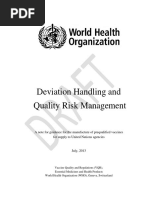 A Standard Procedure For Deviation | PDF | Quality Assurance | Patient ...