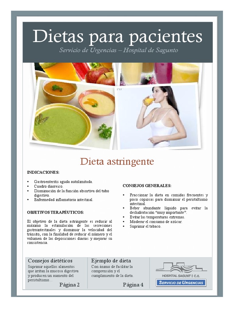 Dieta Astringente PDF | PDF | Preparación de comida y bebida | Cocinando