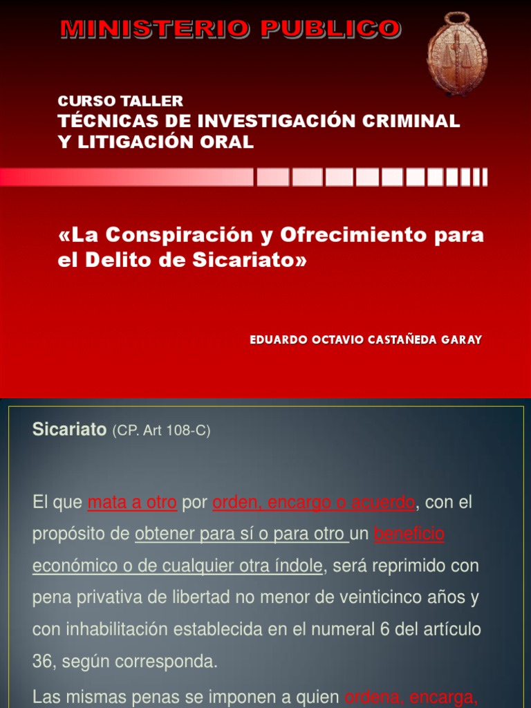 Sicariato en Peru | PDF | Castigos | Homicidio