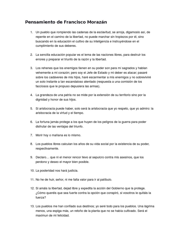 Frases Patria Honduras