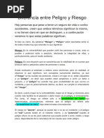 Tipos y ejemplos de peligros y riesgos | PDF | Residuos