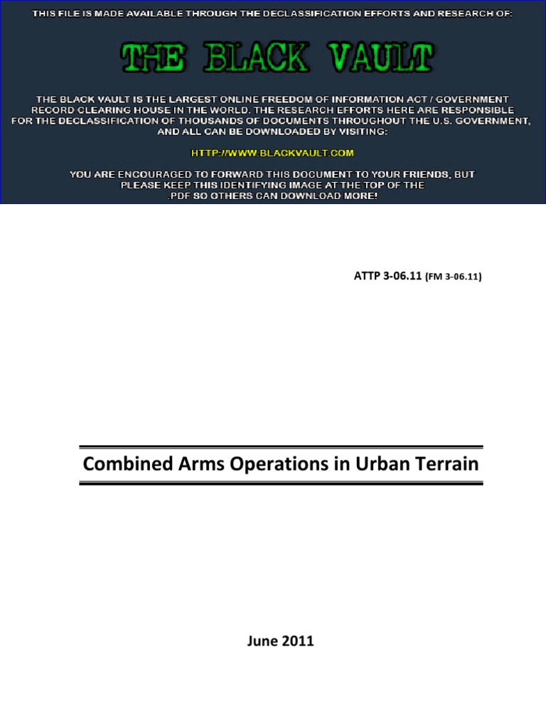 Tactics, Techniques and Procedures for Conducting Combined Arms ...