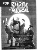 Shrek Musical: Scenes and Songs Breakdown | PDF | Art