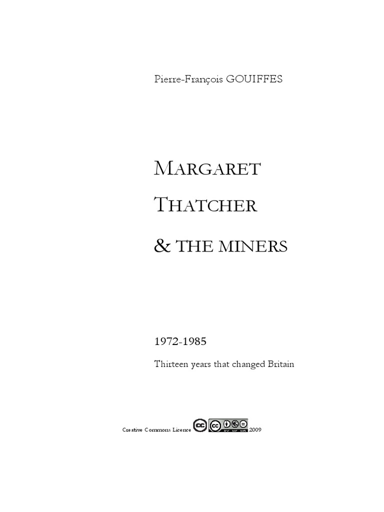 Margaret Thatcher and The Miners | PDF | Margaret Thatcher | Trade Union