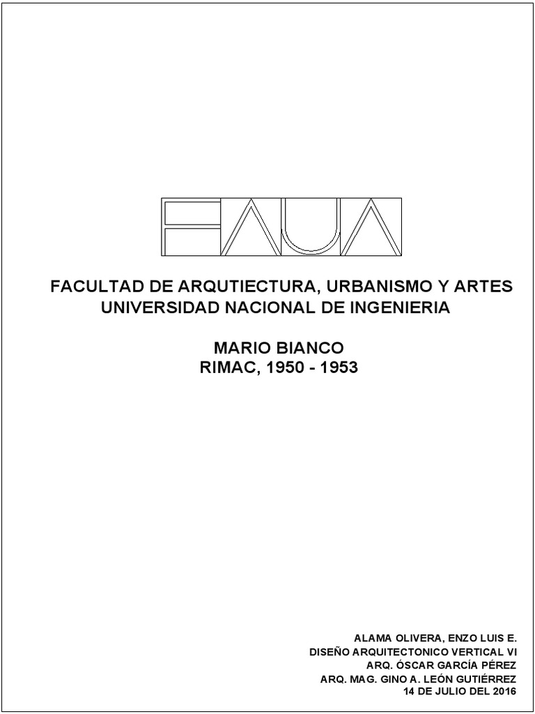 Faua Uni | PDF | Escuelas | Science