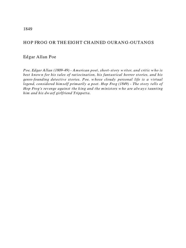 Hop Frog PDF | PDF | Jester