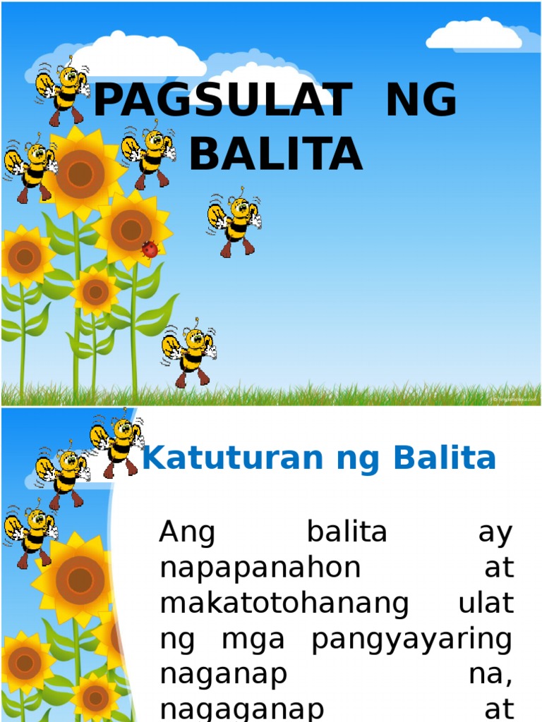 Pagsulat NG Balita | PDF