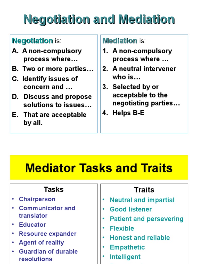 Badger | PDF | Mediation | Negotiation