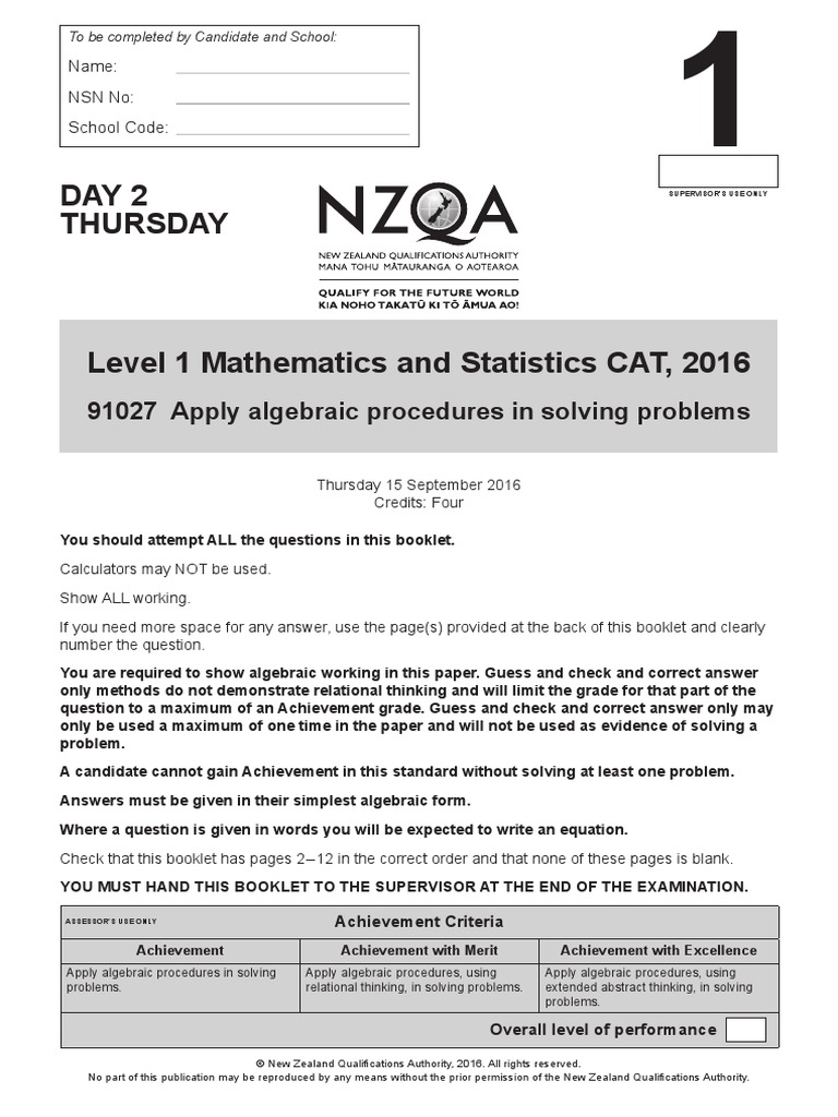 MCAT Day 2 2016 Exam | PDF | Test (Assessment) | Teaching Mathematics