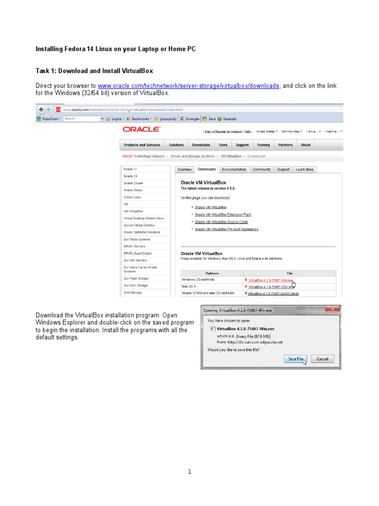 Fedora VBox Installation | PDF | Virtual Machine | Superuser
