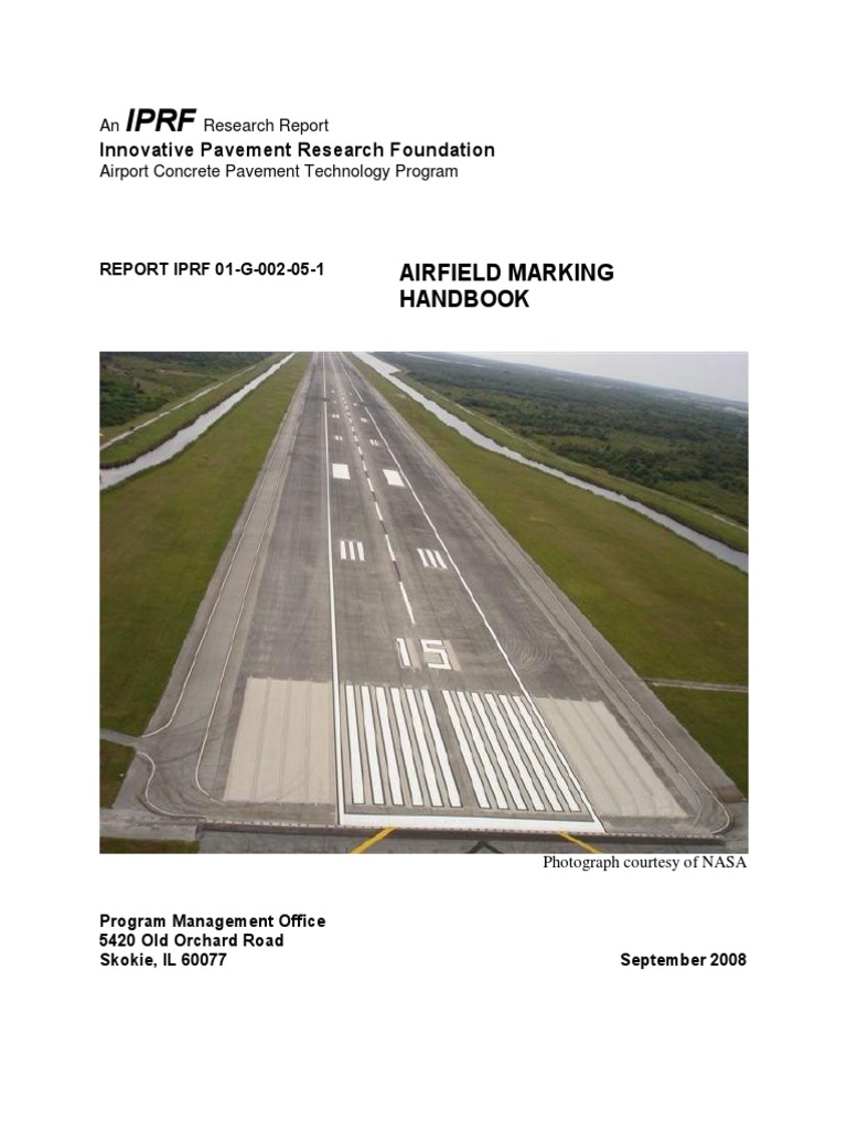 Airfield Marking Handbook | PDF | Runway | Road Surface