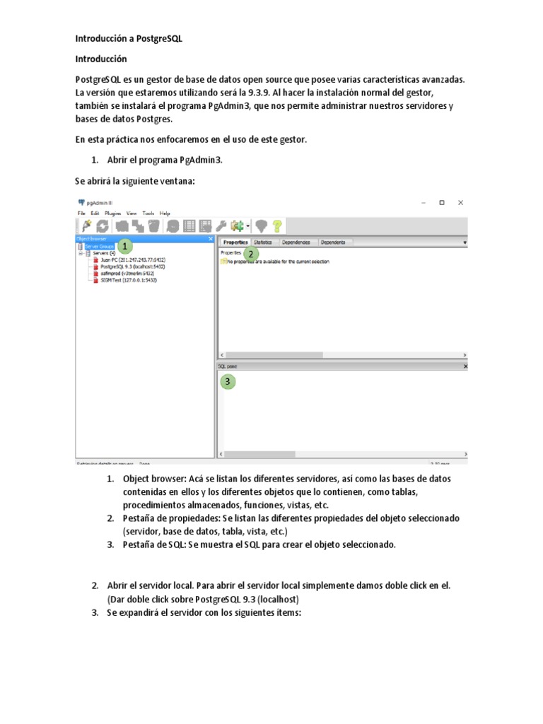 Introducción A PostgreSQL PDF | PDF | Postgre Sql | SQL