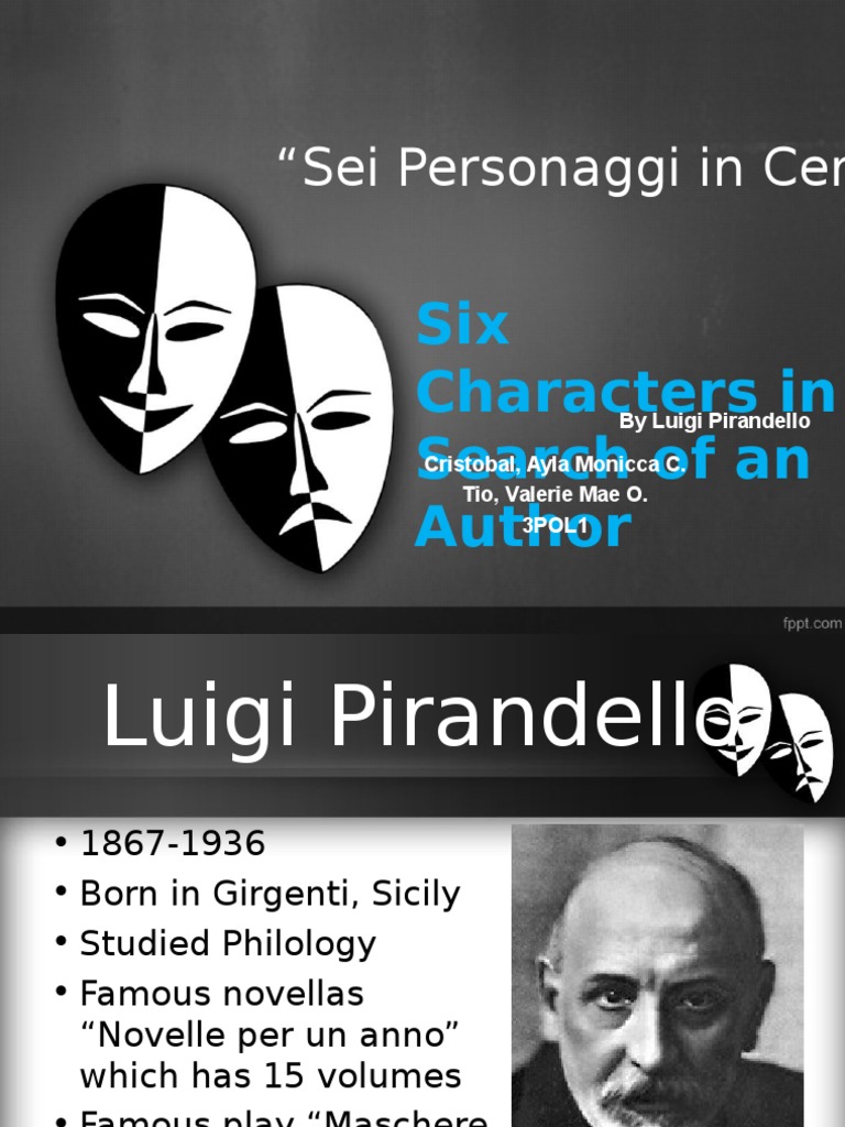 Six Characters in Search of An Author | PDF