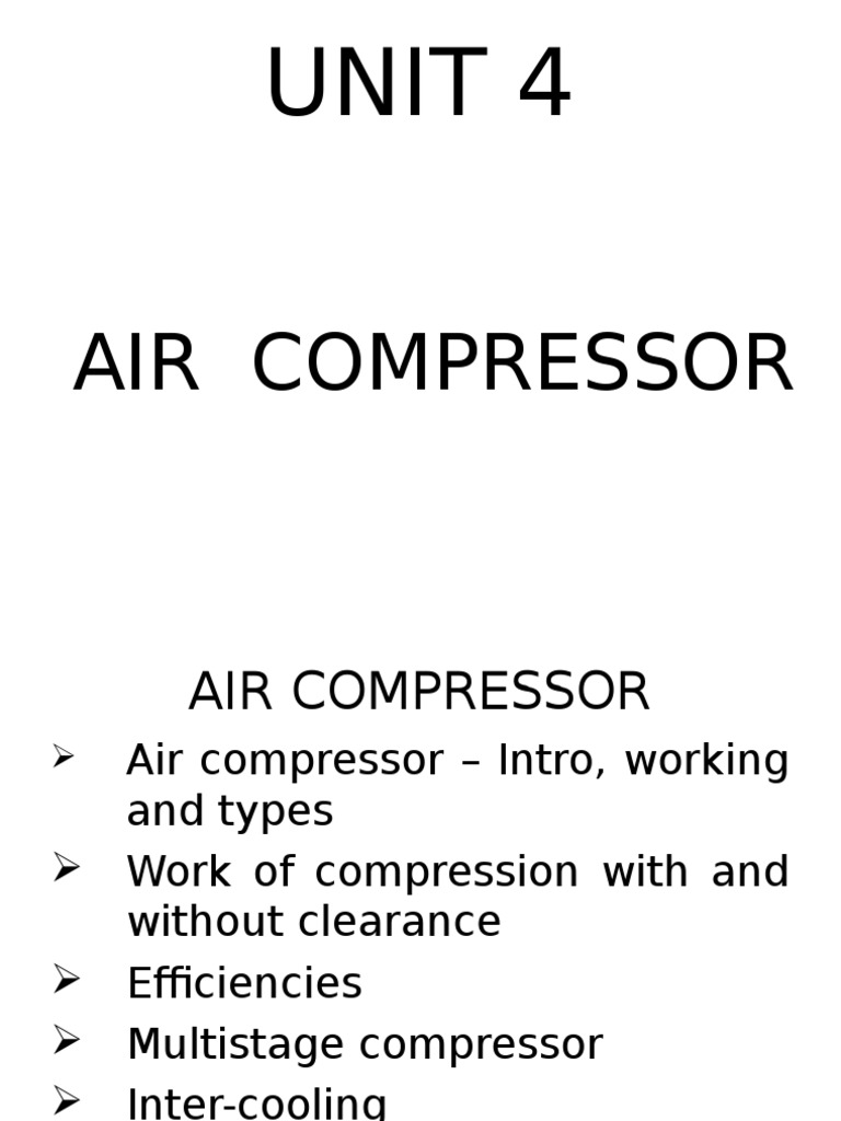 Air Compressors | PDF