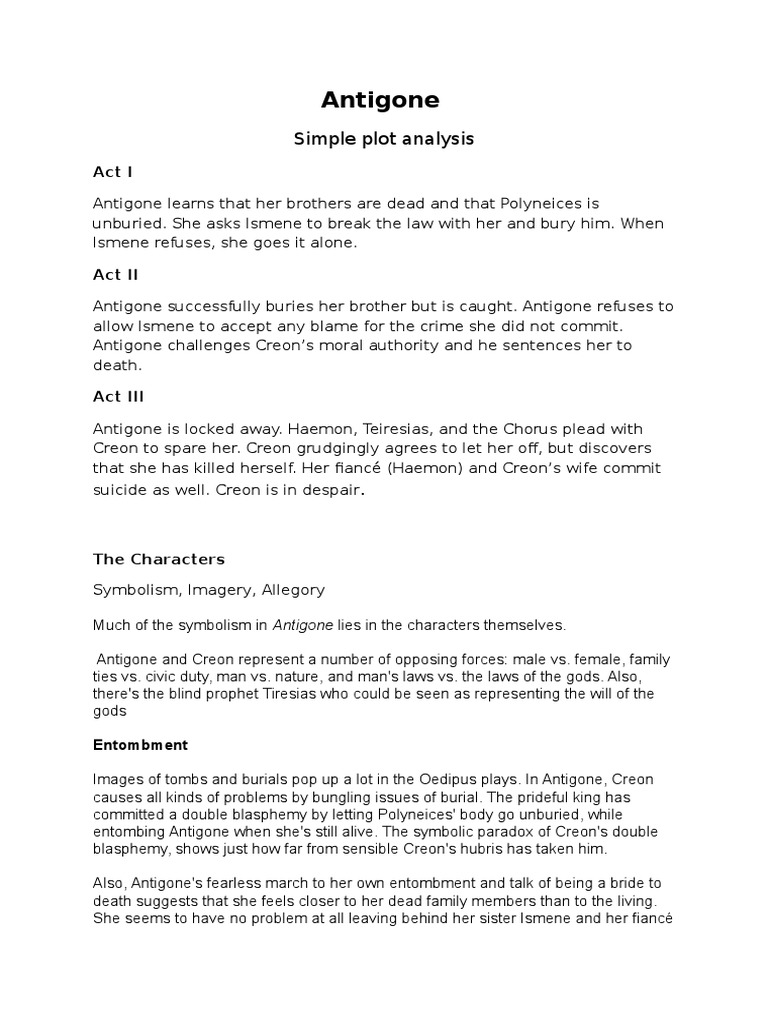 Antigone Literary Techniques | Sophocles | Ancient Thebes (Boeotia)