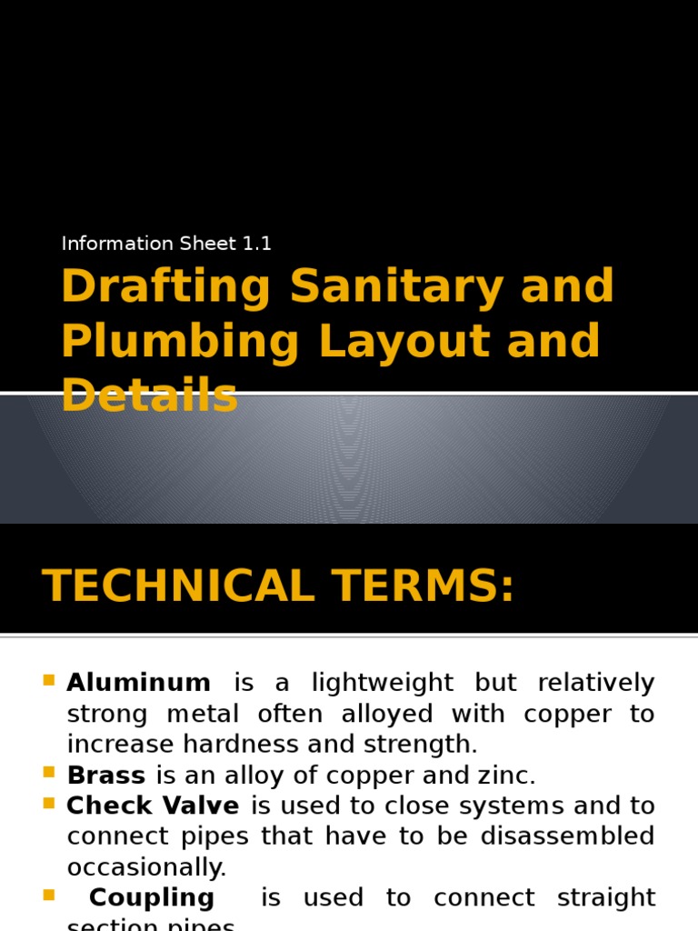 Drafting Sanitary and Plumbing Layout and Details | PDF | Plumbing ...