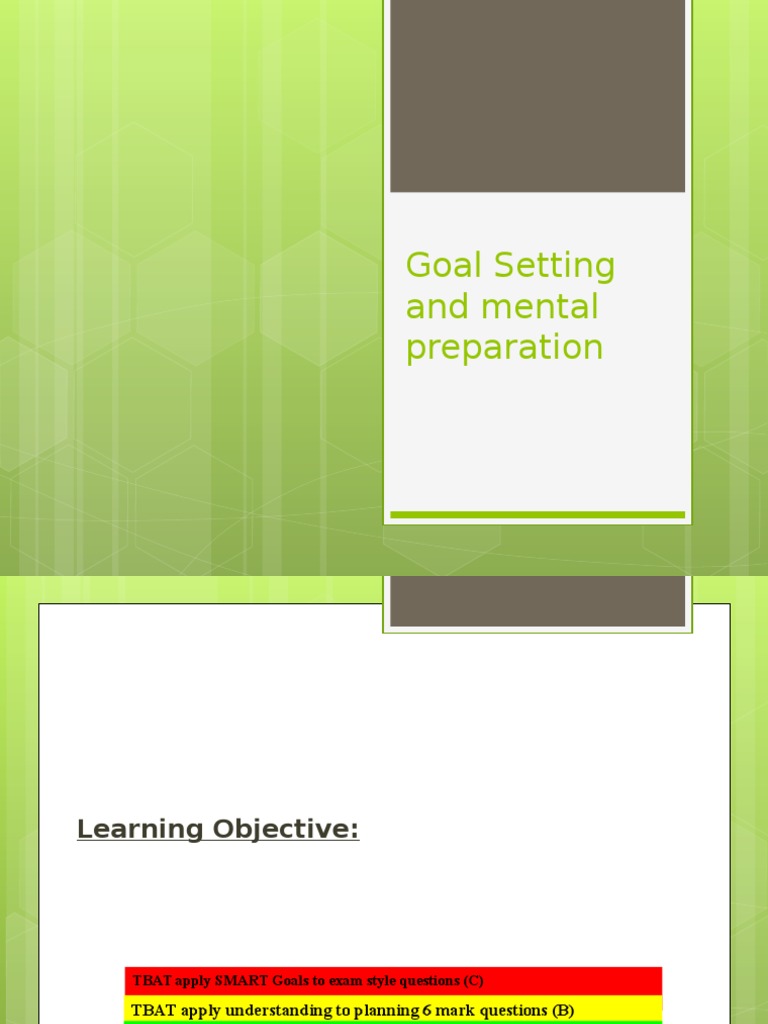 SMART Target Questions | PDF