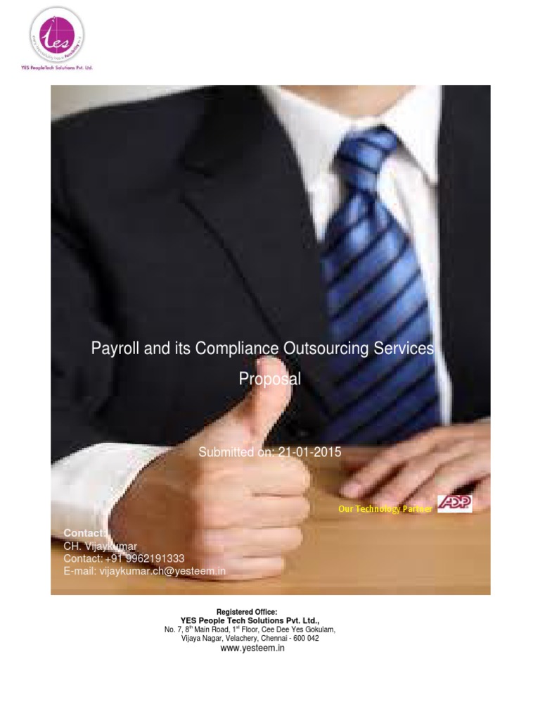 Payroll Proposal | PDF | Service Level Agreement | Payroll