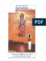 Sandhyavandanam With Meaning | PDF | Mantra | Vishnu