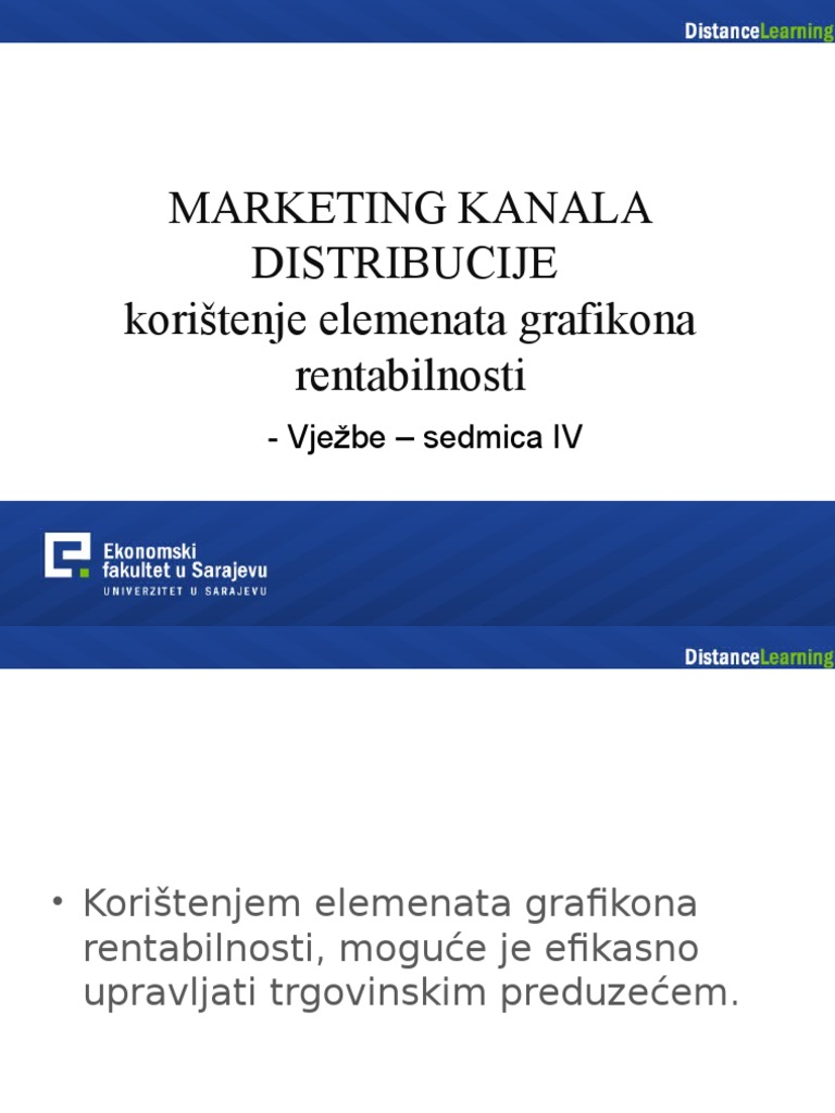 Grafik Rentabilnost Sa Formulama-V | PDF