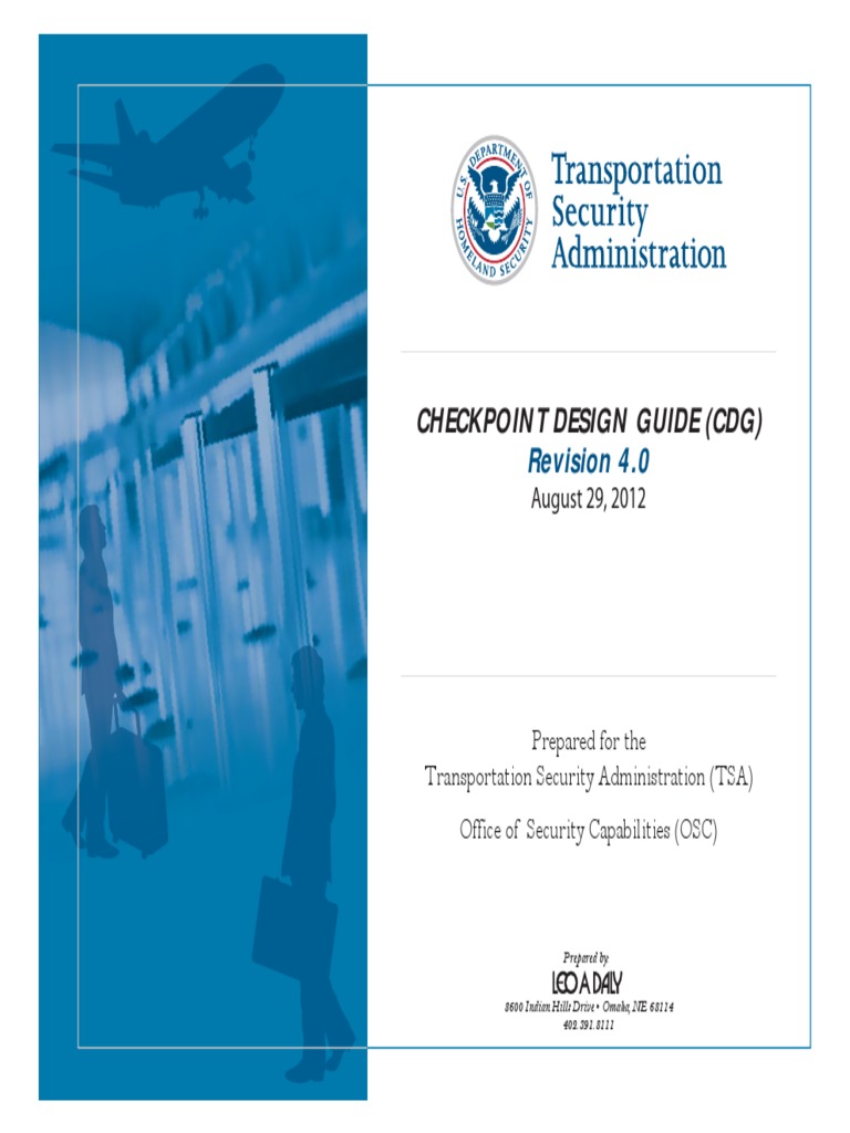 Checkpoint Design Guide (CDG) Rev 4 0 | PDF | Transportation Security ...
