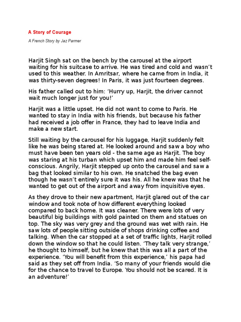 A Story of Courage | PDF