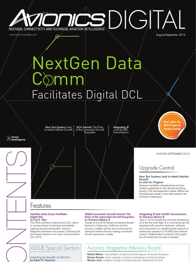 Avionics Magazine - September 2016 | PDF | Air Traffic Control | Avionics