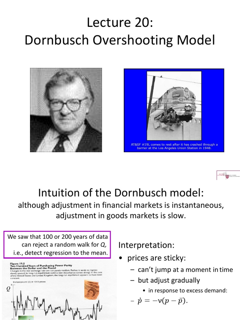 Dornbusch Overshooting Model | PDF | Macroeconomics | Economics