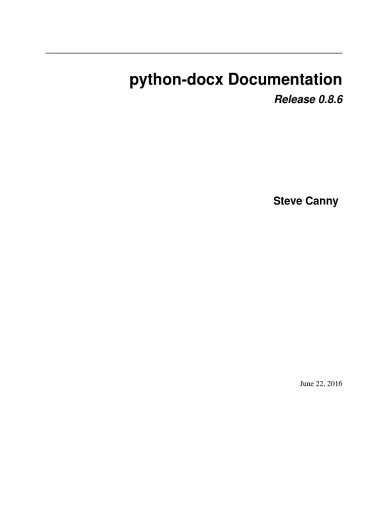 Python | PDF | Paragraph | Microsoft Word