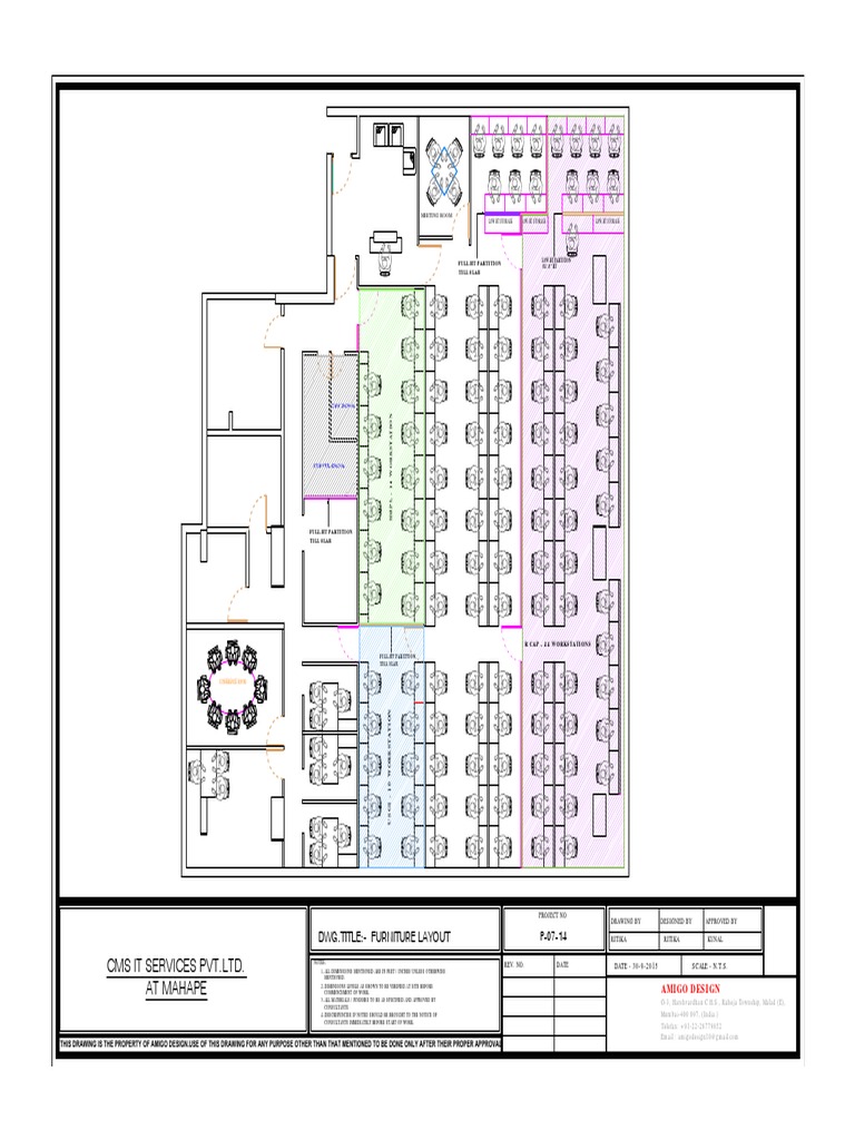 Office Furniture Layout Plan | PDF