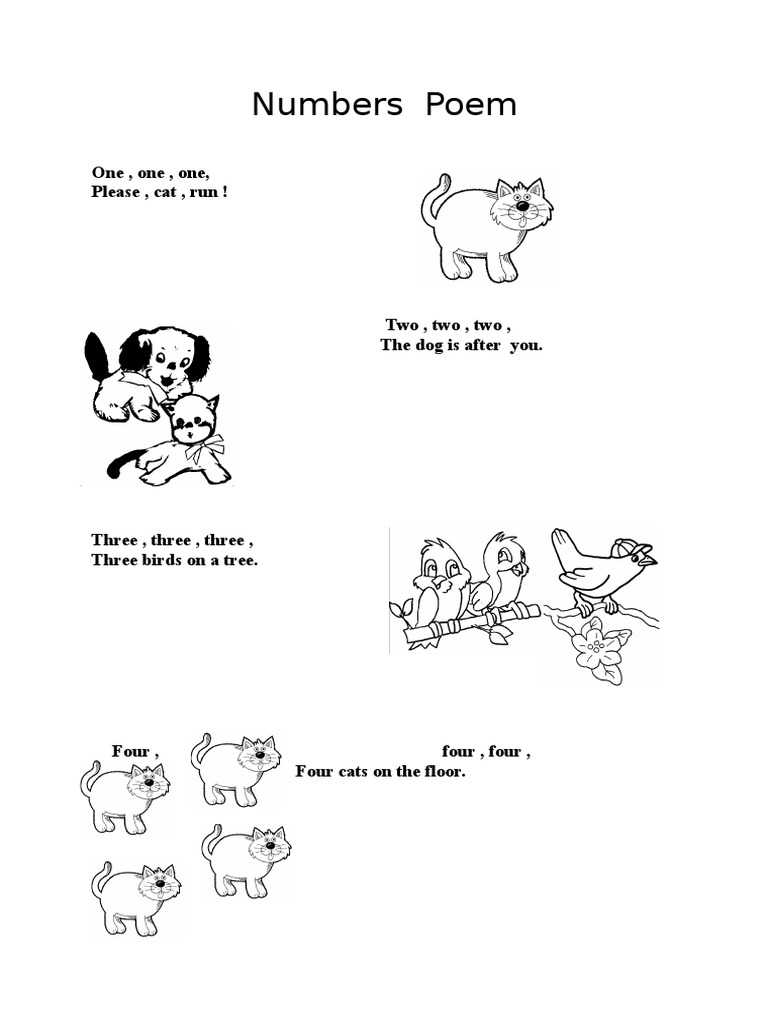 Numbers Poem | PDF
