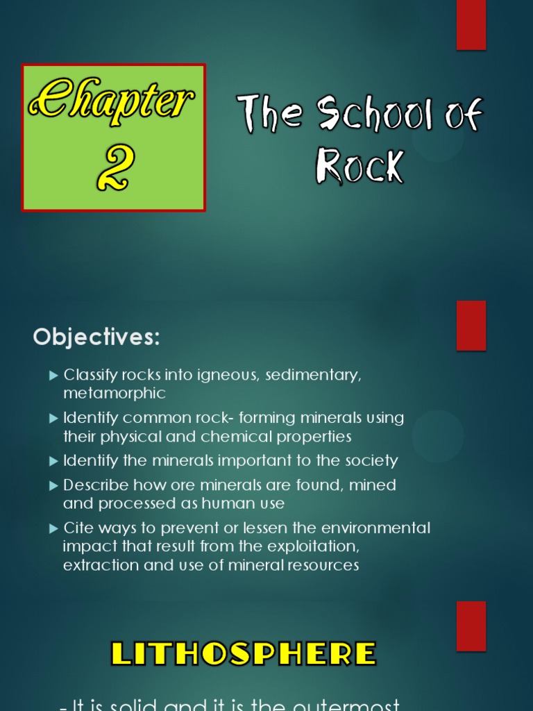 Chapter 2 - The School of Rocks | PDF | Rock (Geology) | Igneous Rock