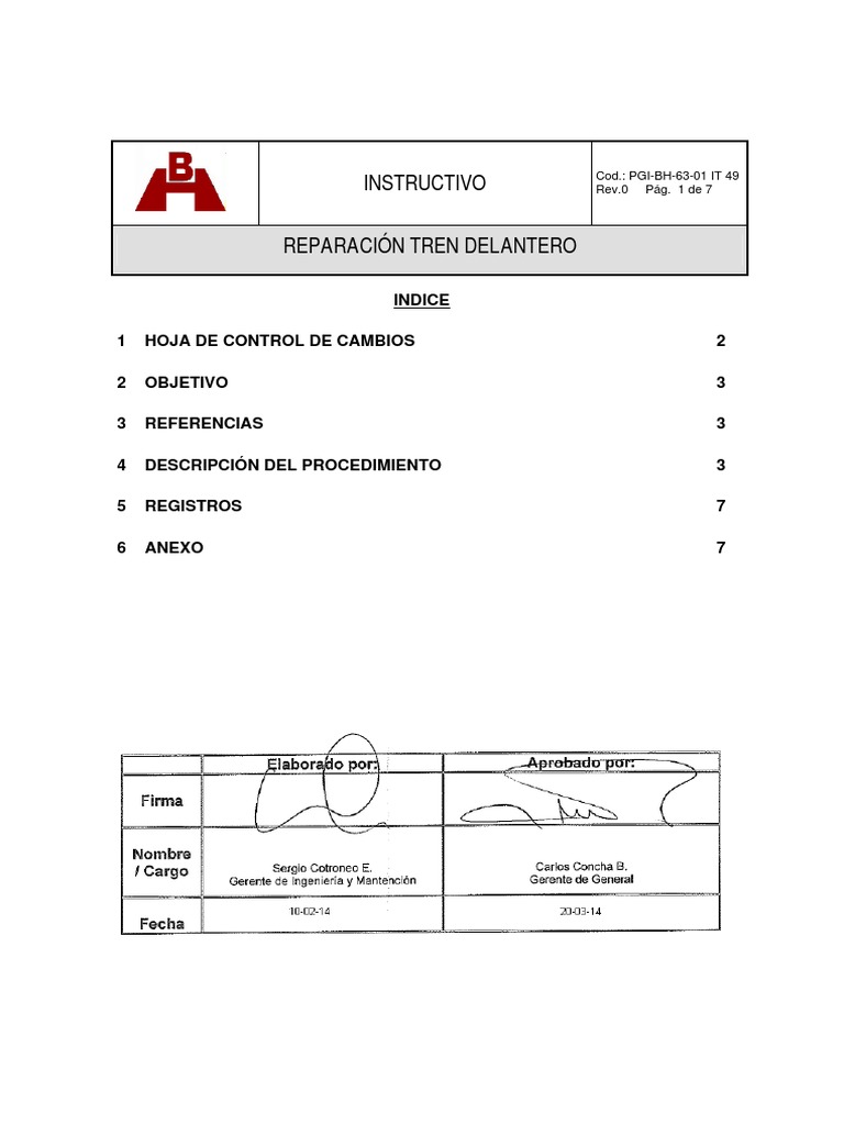 Tren Delantero Manual | PDF | Eje | Herramientas
