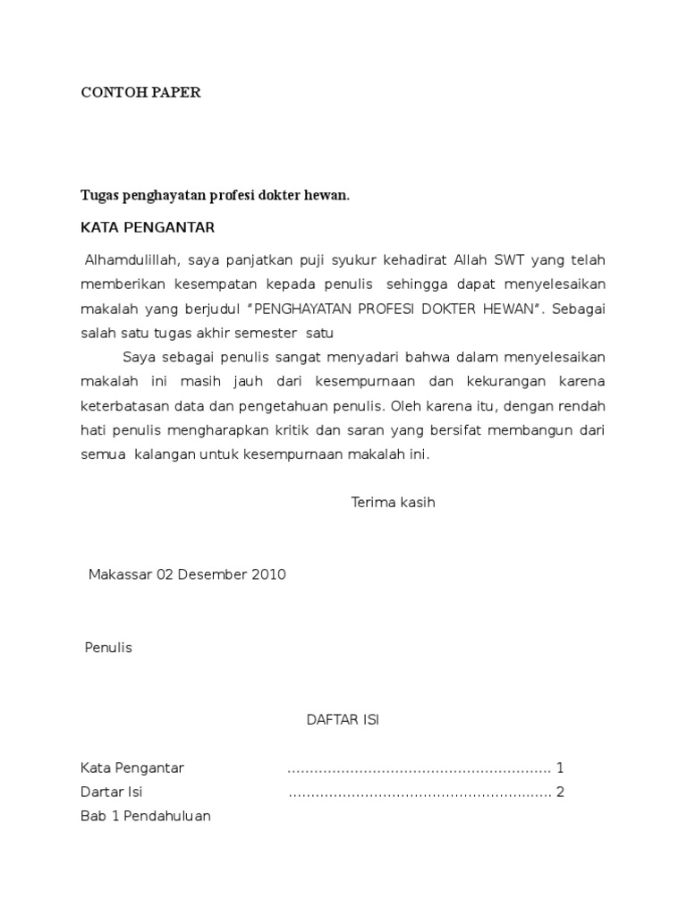 Contoh Paper | PDF