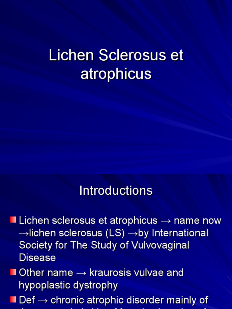 Lichen Sclerosus Et Atrophicus Pdf Medical Specialties Clinical