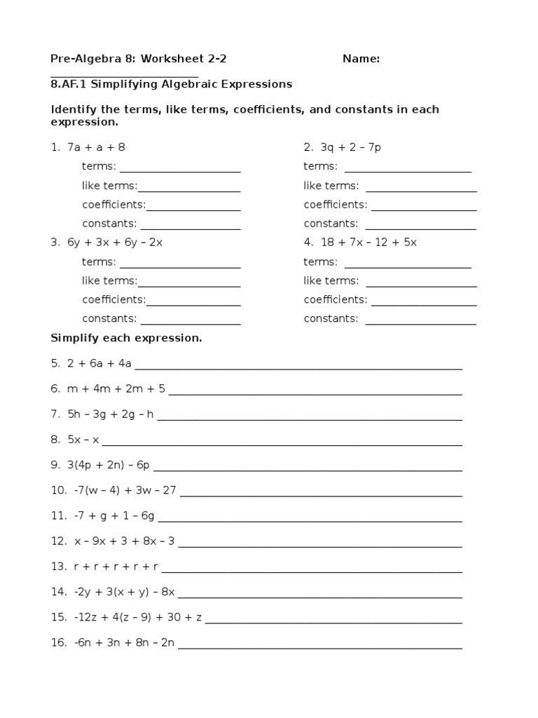 Worksheet 2 2 | PDF | Teaching Methods & Materials