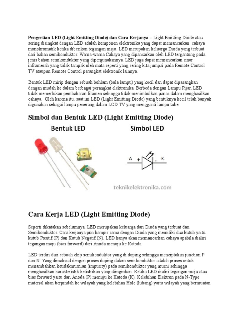 Pengertian LED | PDF