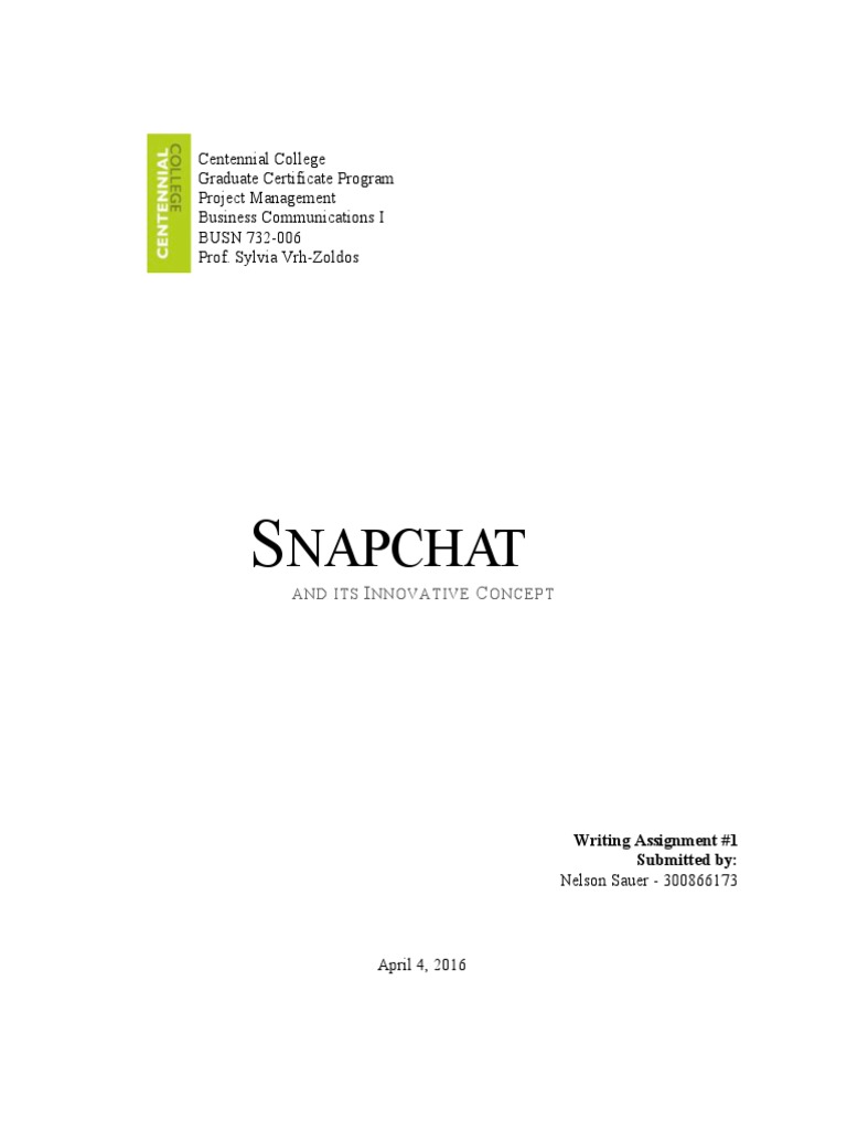 Snapchat | PDF | Snapchat | Computing